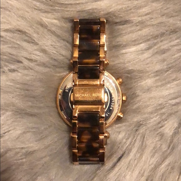 Michael Kors | Jewelry | Michael Kors Tortoise Rose Gold Watch | Poshmark